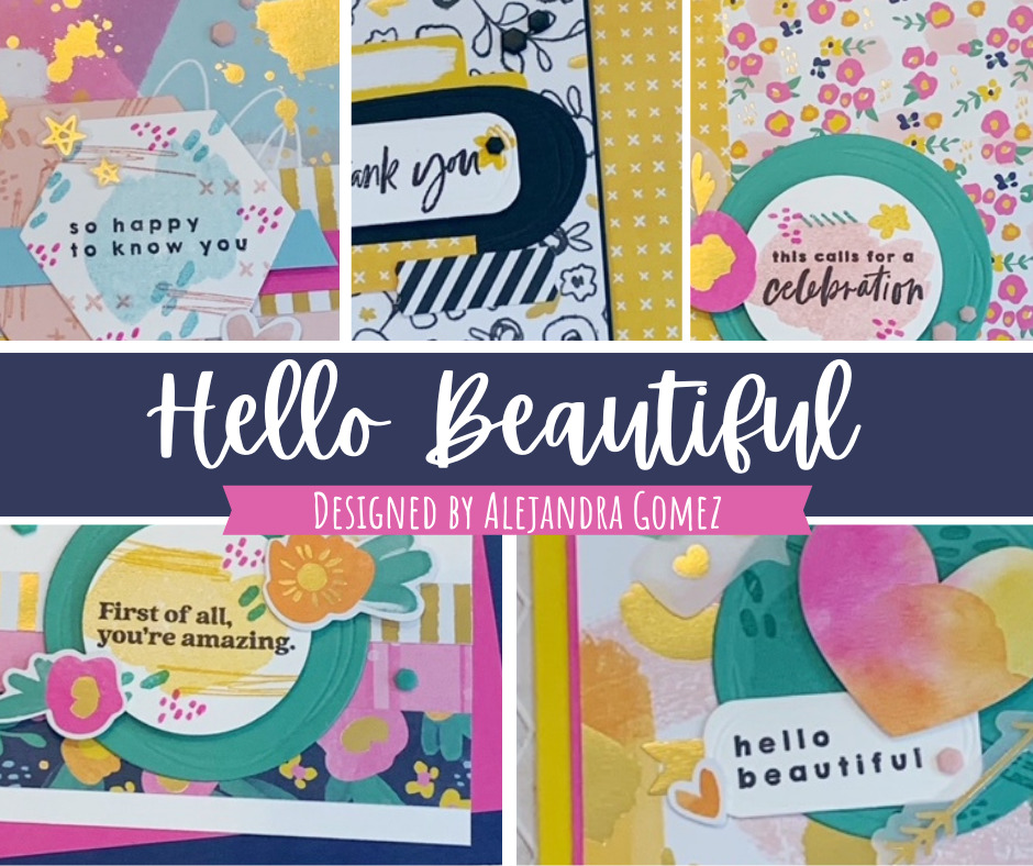 Hello Beautiful Card Class (projects from Club) - Creating With Allie